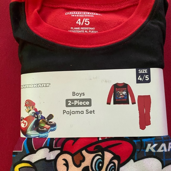 Nintendo | Pajamas | New Kids Mario Cart Pajama Set 45 | Poshmark